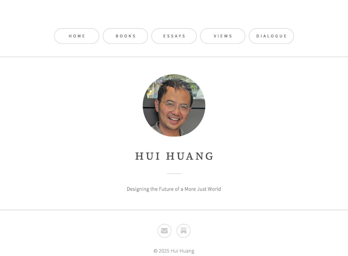 Hui Huang (黄徽) – Designing the Future of a More Just World
